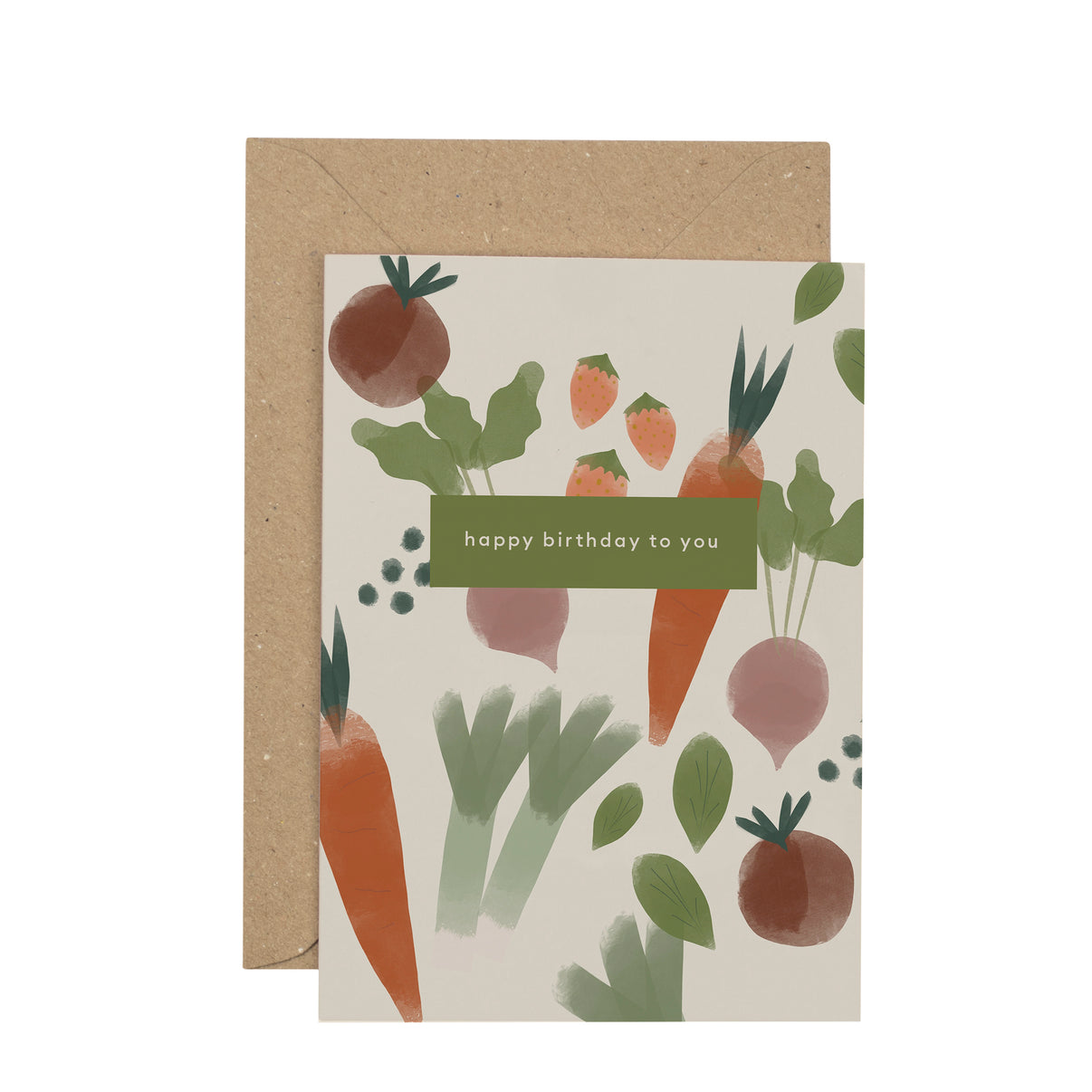 Veggie Happy Birthday card – Plewsy